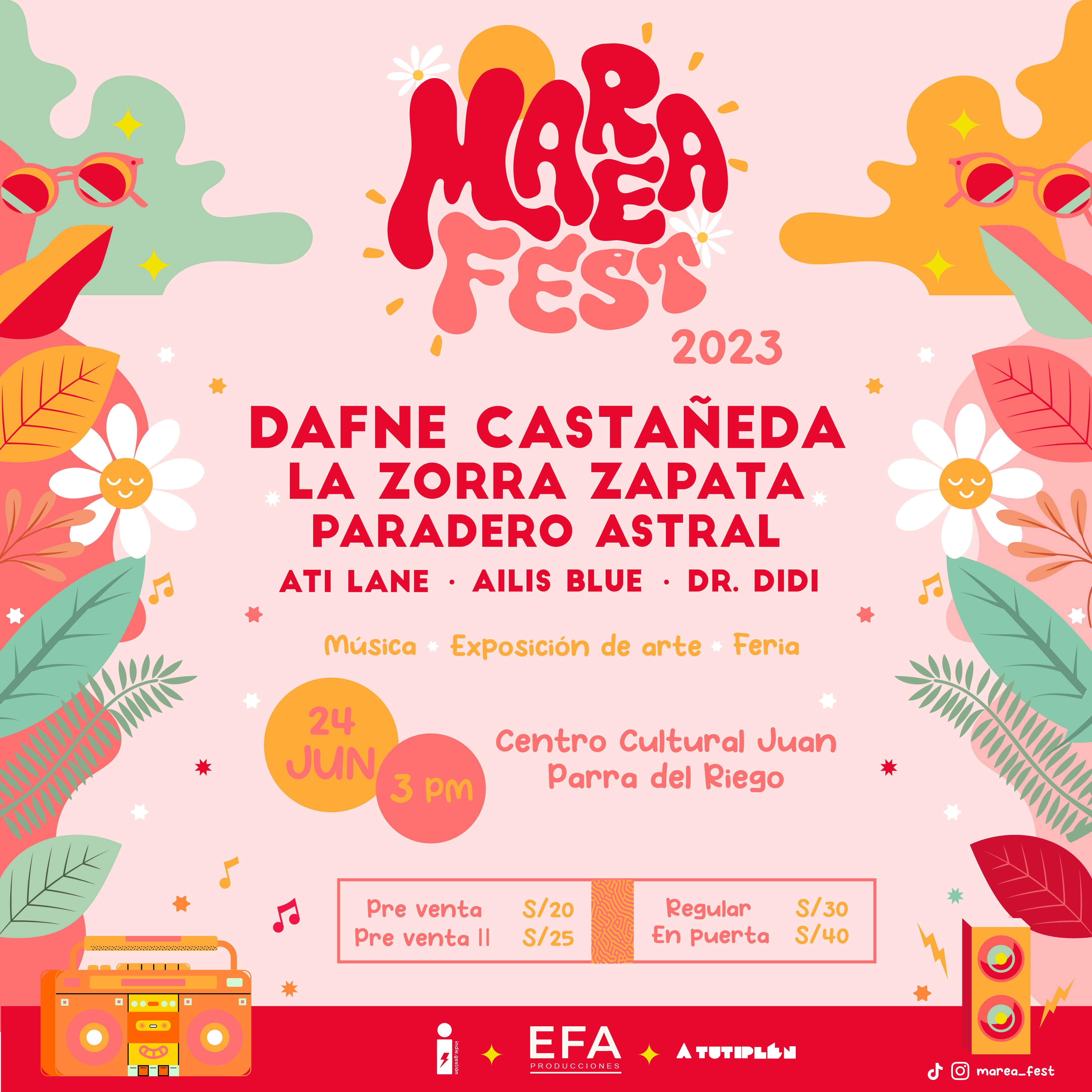 Marea Fest, un festival que busca dar visibilidad a artistas femeninas peruanas.